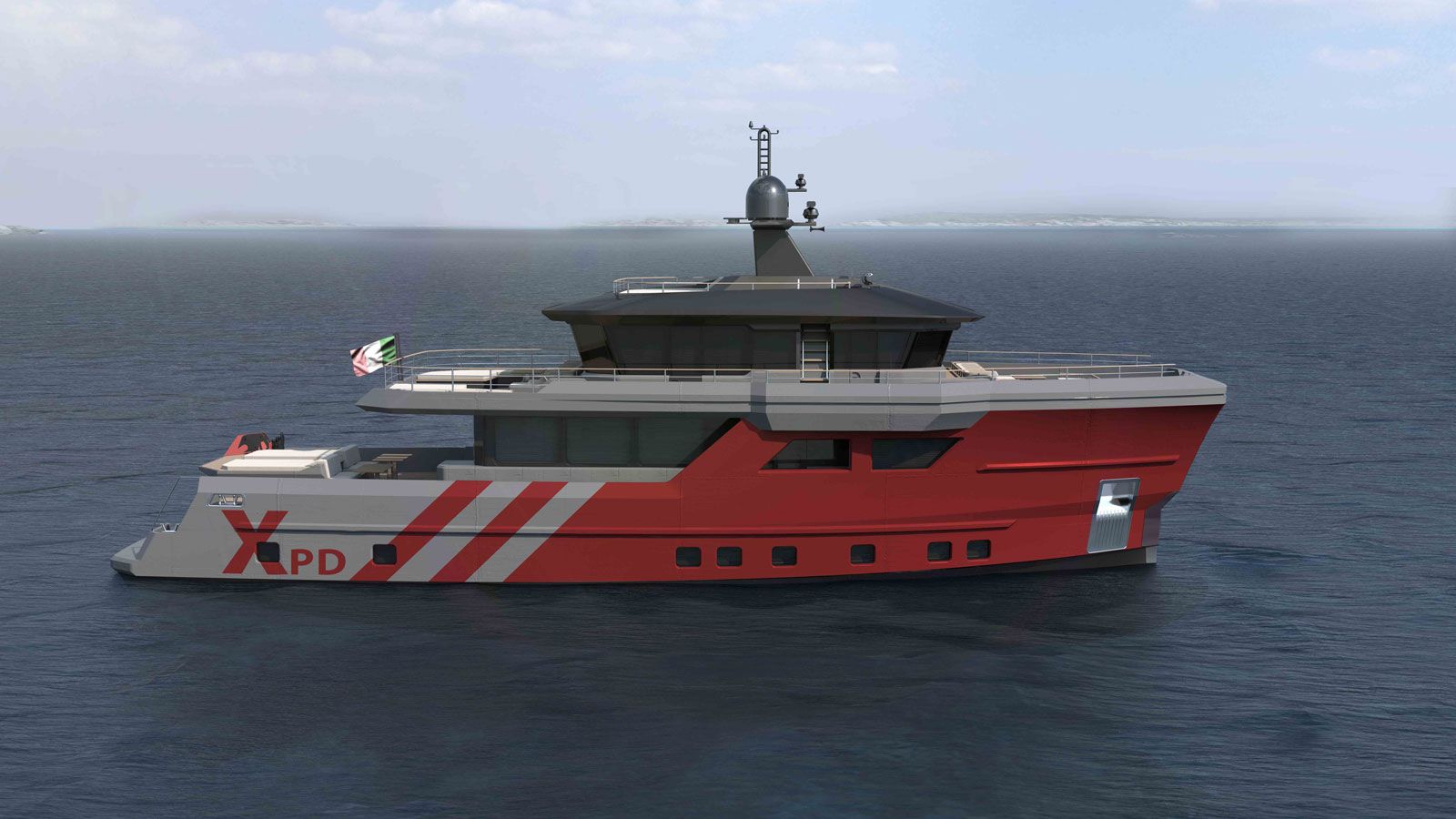Antonini Navi presents 28m XPD88 explorer with Sculli Studio